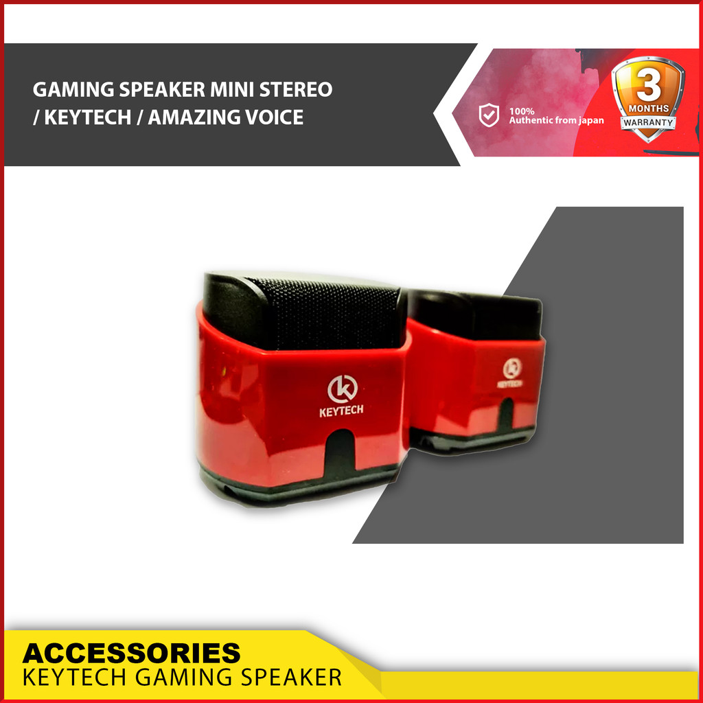 GAMING SPEAKER MINI STEREO / KEYTECH / AMAZING VOICE | Shopee Philippines