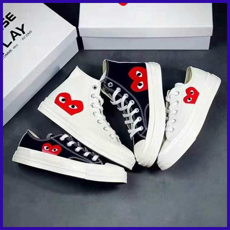 OEM?ZD\Converse>y[CDG`v`Rei;y`Kawakubo&PLAY`g&o`Joint&1970S High cut ...