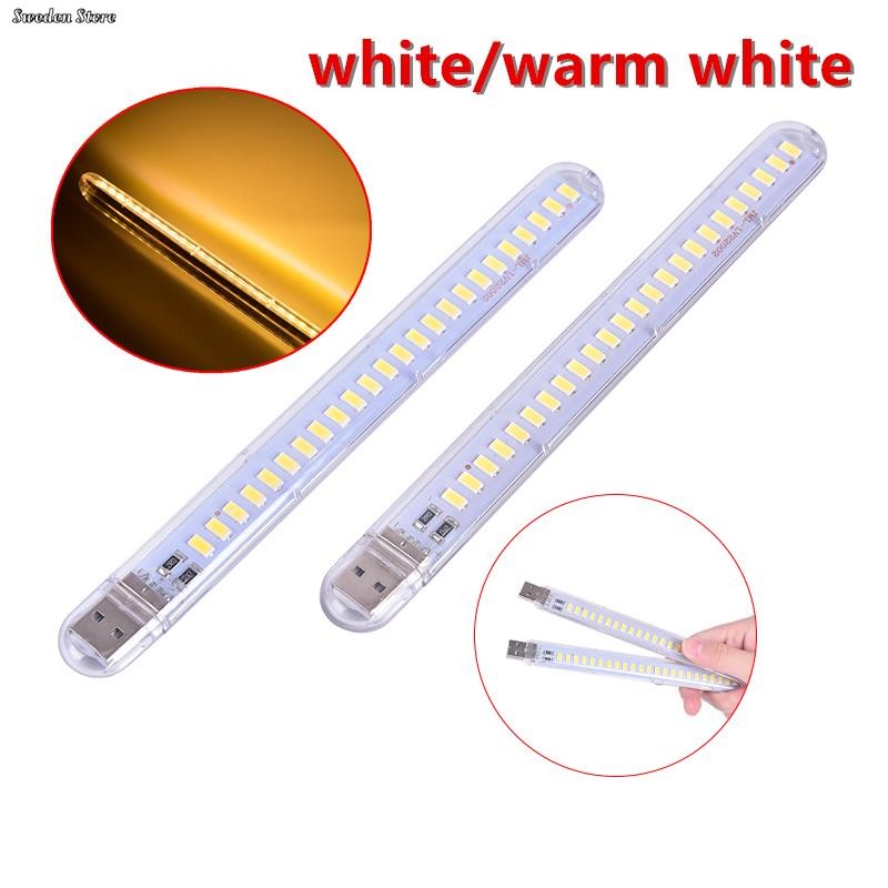 Hot 5V 12W USB LED Night Light 24 LEDs USB Reading Table Lamp Book Lights White / Warm White 1pc ...