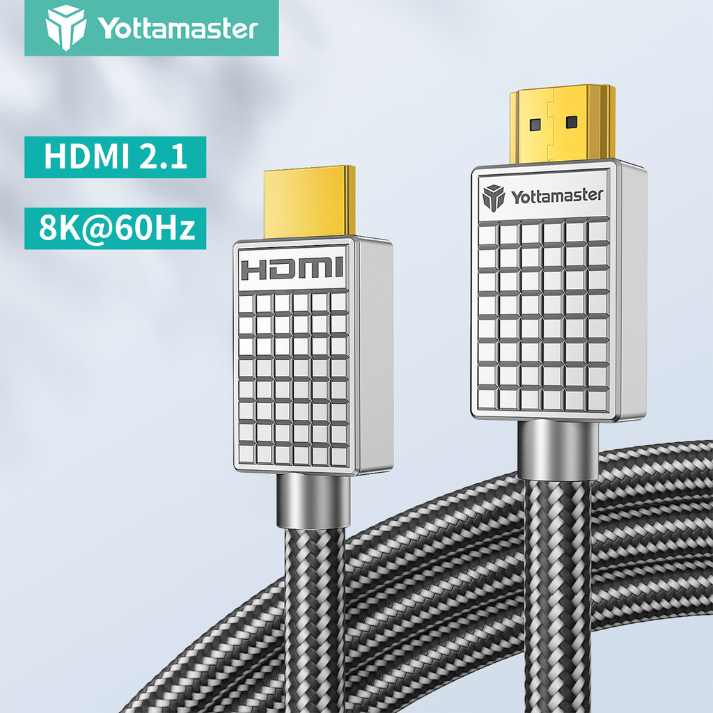 Yottamaster 8K 60Hz 4K 120Hz 2K 144Hz HDMI 2.1 48Gbps Male to Male ...