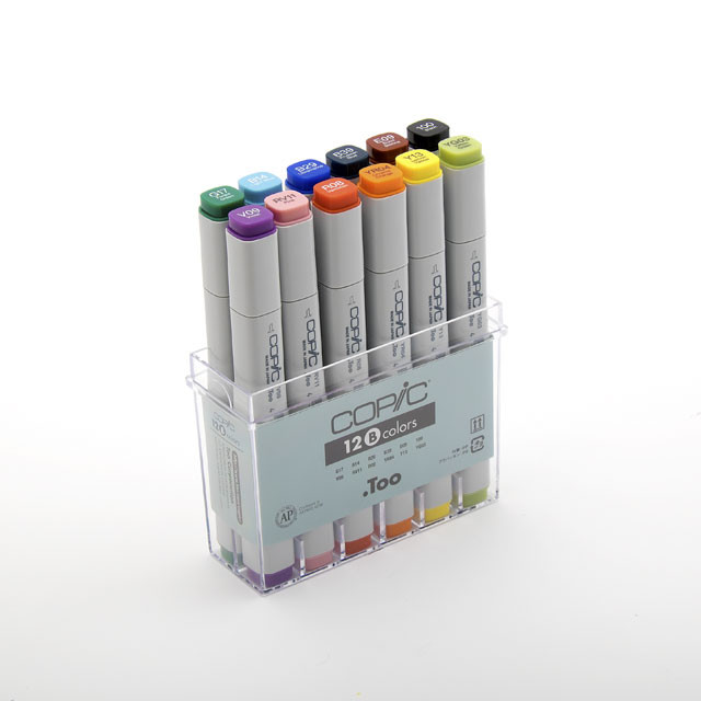 Too Copic Marker/Sign Pen Classic Basic Colors 12 Colors st615 | Shopee Philippines