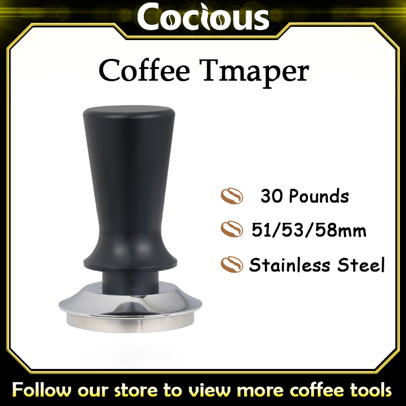 Cocious Calibrated Tamper 51/53/58mm Pressure Tamper for Coffee Machine ...