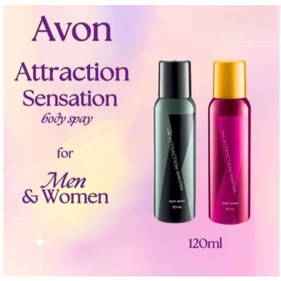 AVON. Attraction Sensation Body Spray 120ml | Shopee Philippines