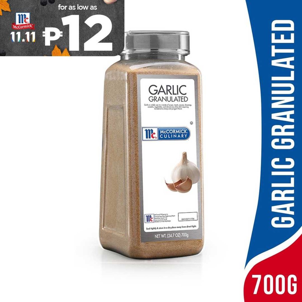 McCormick Garlic Granulated 700g | Shopee Philippines