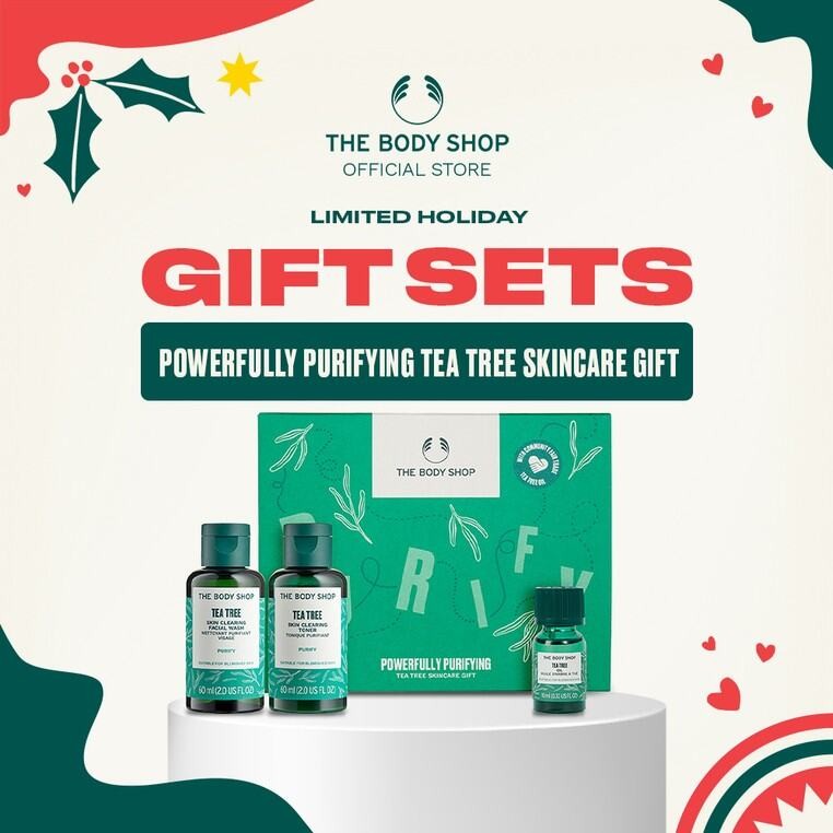 [Christmas Gift Set] The Body Shop Powerfully Purifying Tea Tree ...