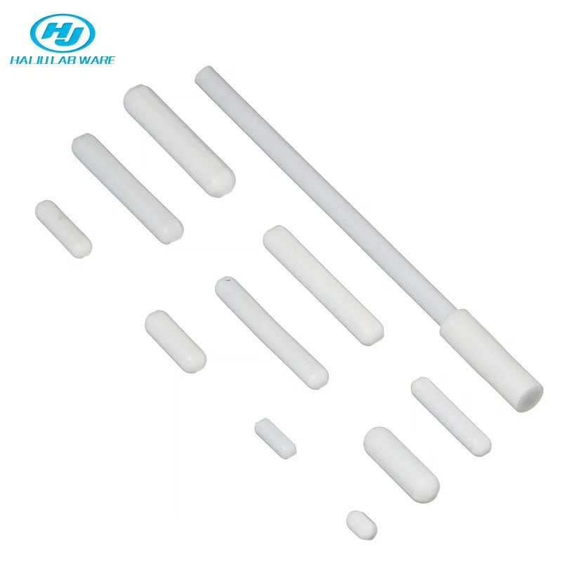 HAIJU LAB Laboratory Strong White PTFE Coated Smooth Cylindrical ...