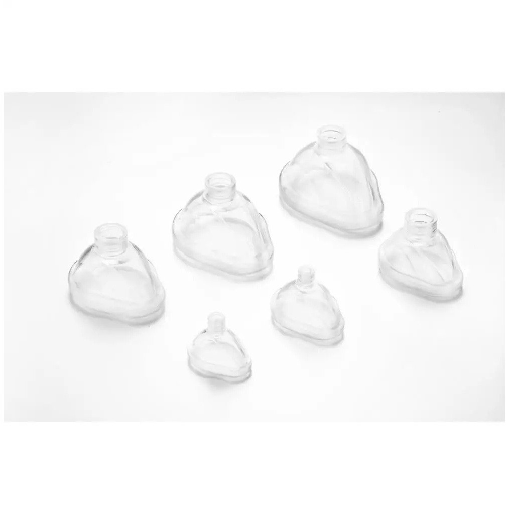 Medical Grade Silicone Anesthesia Mask One-Piece Anaesthetic breathing ...