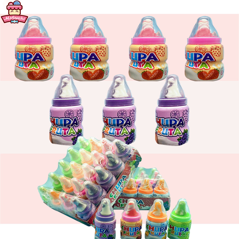 【Ms snack】 "Pacifier Popping Candy" 20 BOTTLE/PACK Pacifier candy Pop ...