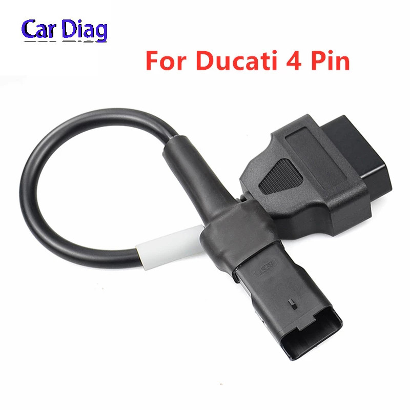 ♡OBD2 Motorcycle Cable for Ducati 4 Pin Cable Diagnostic 4Pin To OBD 16 ...