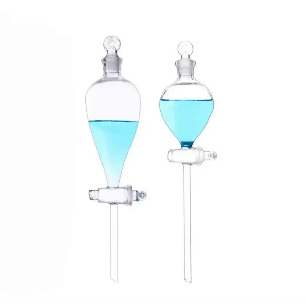 High Quality Lab Glassware Separating Funnel Glass Large Pear Shape ...