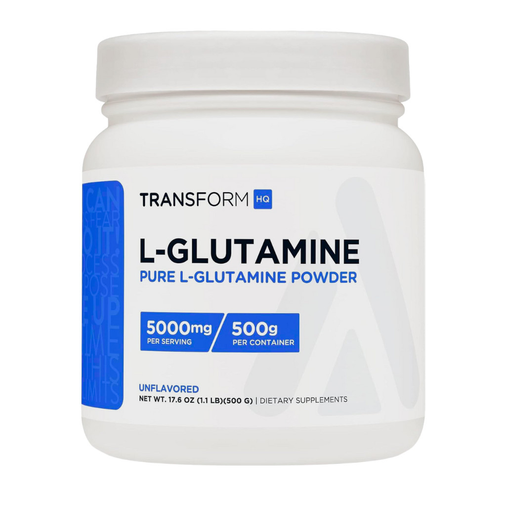 Transform HQ L-Glutamine Pure Powder 5000mg Unflavored Supplement 17 ...