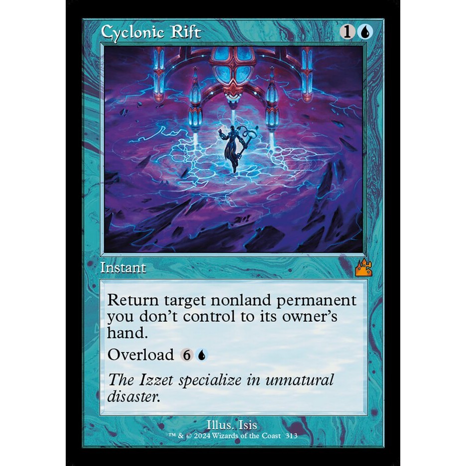 MTG Proxy Card - Cyclonic Rift #313 (Retro) | Ravnica Remastered (RVR ...