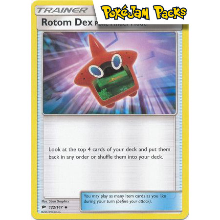 Rotom Dex Poke - Finder Mode - 122/147 - Burning Shadows - Pokémon TCG ...