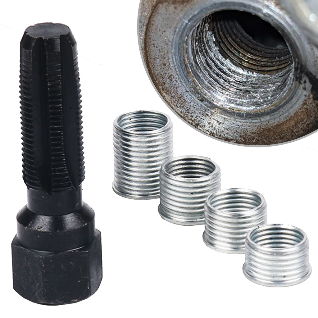 ♞14Mm Spark Plug Hole Tapping Tools Cylinder Head Remover Bottom ...
