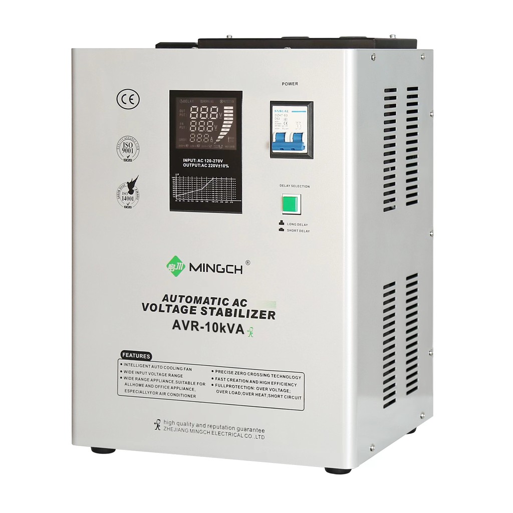 Wall Mounted Cabinet Relay Type 4000w Auto 220v Power Avr Automatic ...