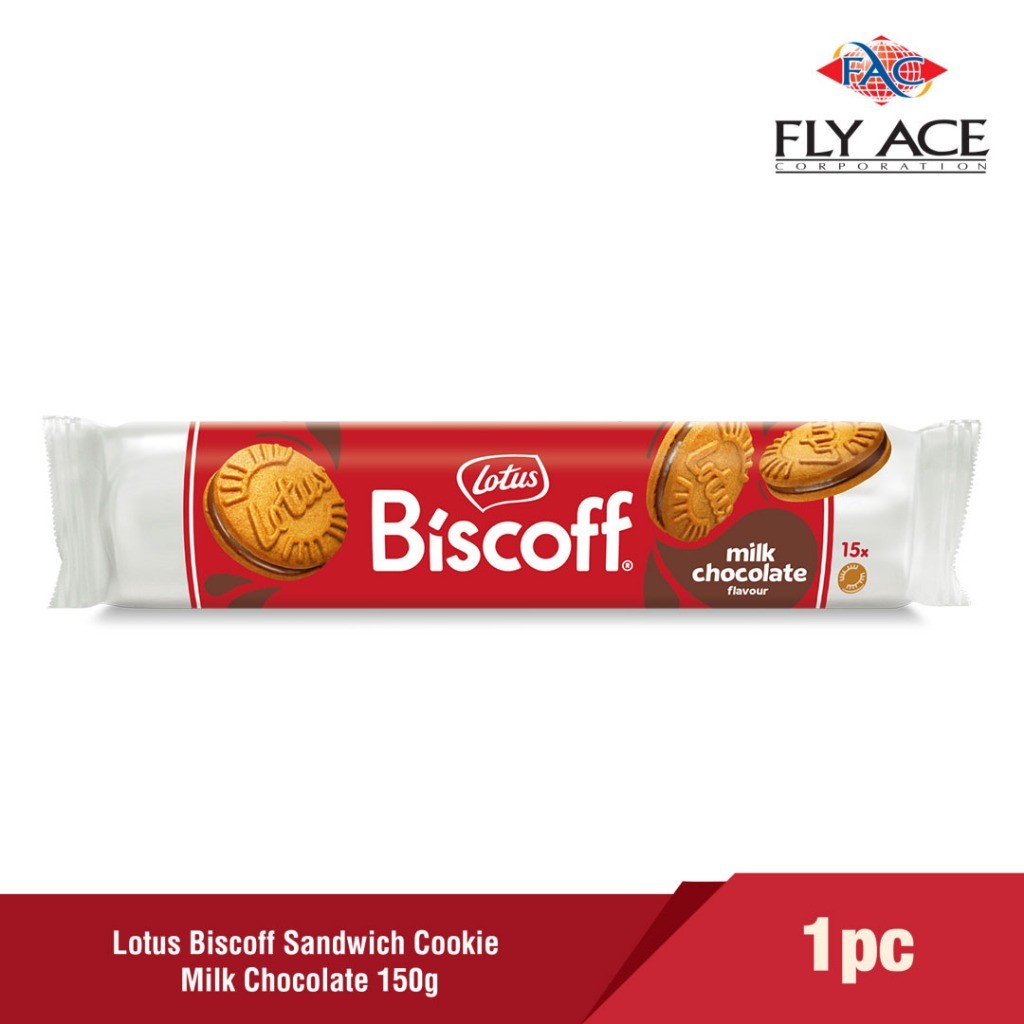 Lotus Biscoff Sandwich Cookie Milk Chocolate Biscuits 150g | Shopee ...