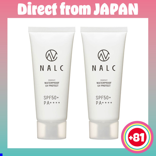 [Sunscreen set of 2] NALC Tanning Gel Sensitive Skin Face Body SPF50+ PA++++ Waterproof 60g×2 ...