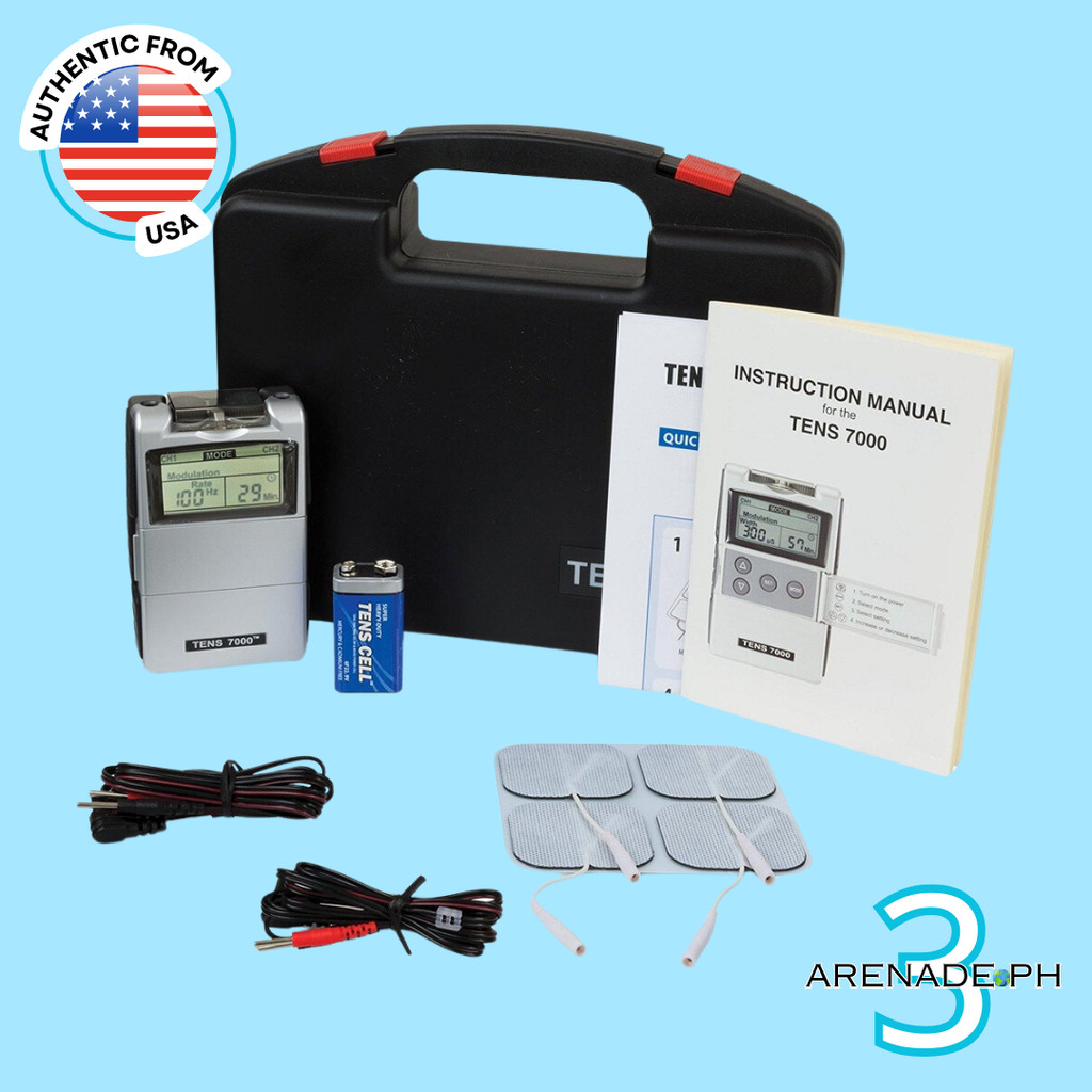 TENS 7000 2nd Edition Digital TENS Unit with Accessories, Electric ...