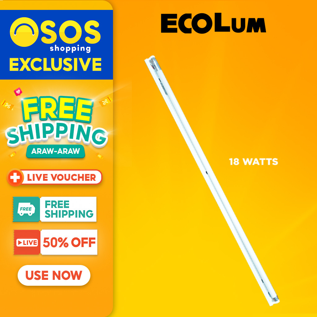 FIREFLY ECOLum Original 18watts LED T8 Tube & Box Type Set Daylight ...
