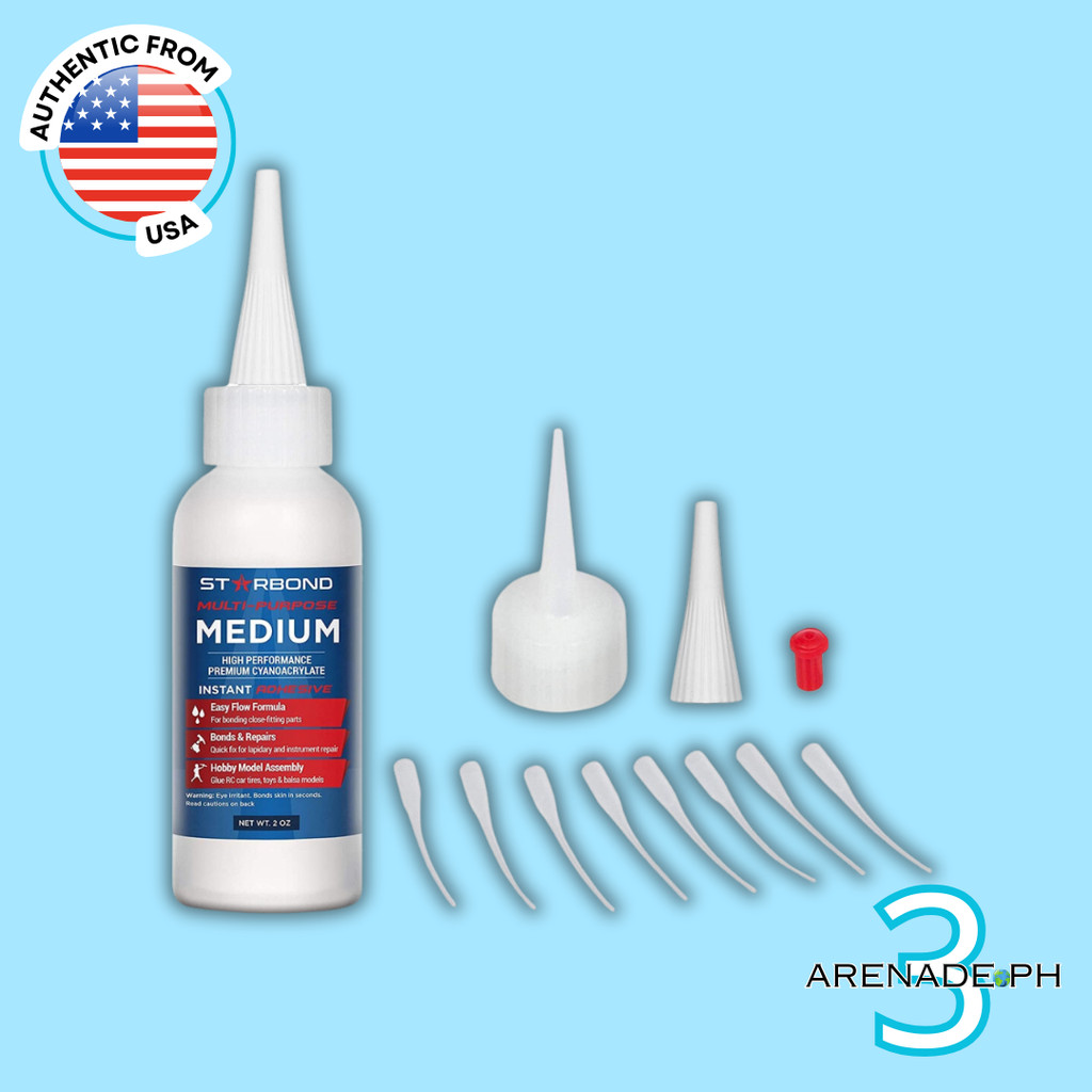 Starbond Multi-Purpose Medium Instant Adhesive Plus Extra Cap and Microtips, 2 oz. | Shopee ...