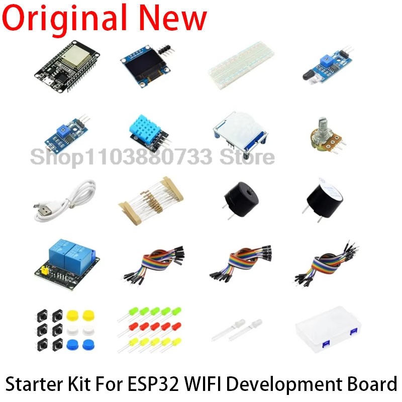 ♥Basic Starter Kit for ESP32 ESP-32S WIFI Development Board for Arduino ...