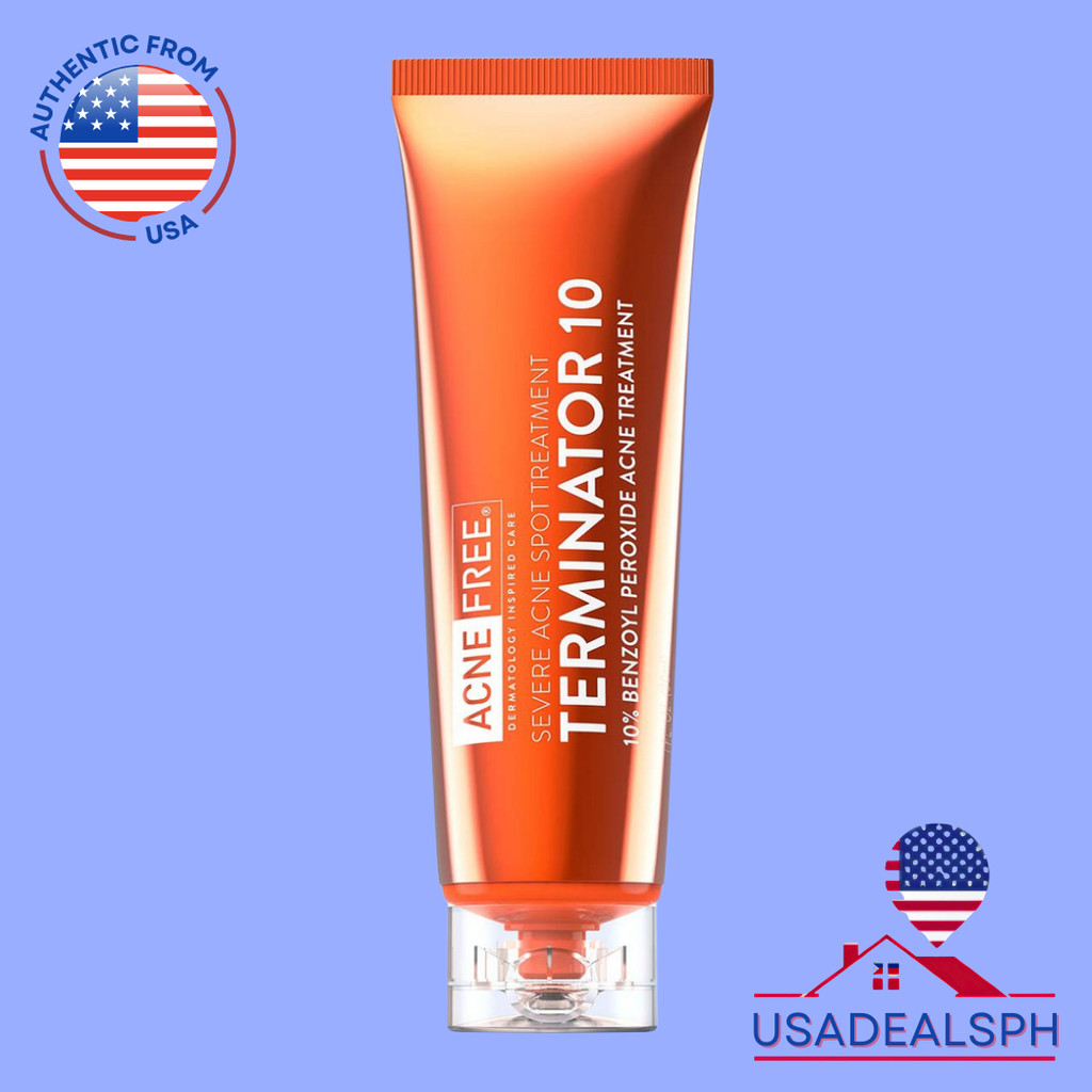 AcneFree Terminator 10 Acne Spot Treatment Cream 1 oz 1 pack | Shopee ...