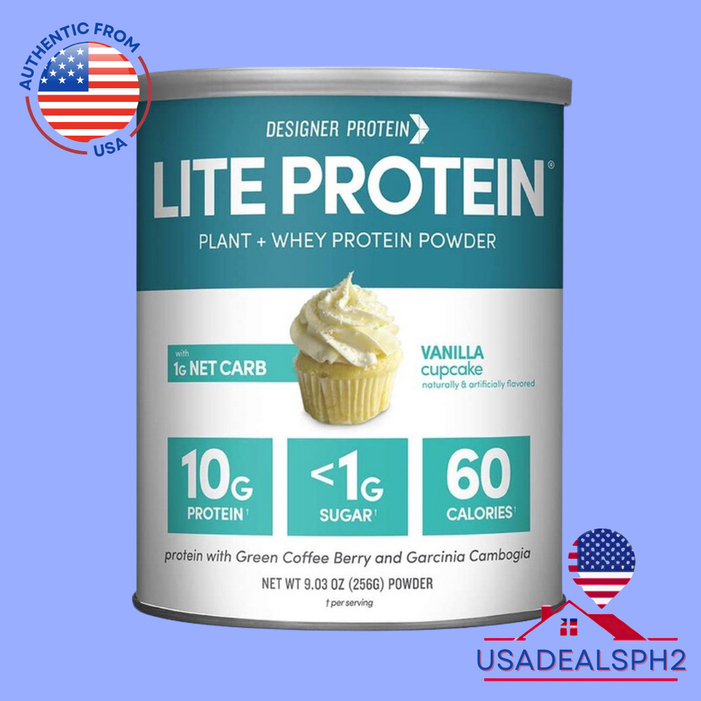 Designer Protein Lite Protein Plant + Whey Protein Powder 9.03 Oz (256g ...