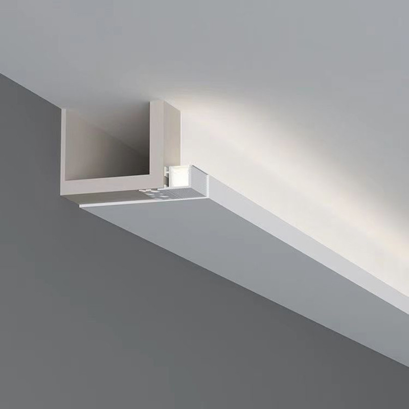 Embedded Trimless LED Aluminum Profile Hidden Drywall Plaster Board ...