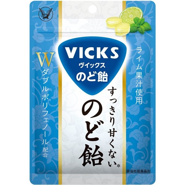 Taisho Seiyaku VICKS refreshing non-sweet throat lozenge 90g Throat lozenges that refresh the ...