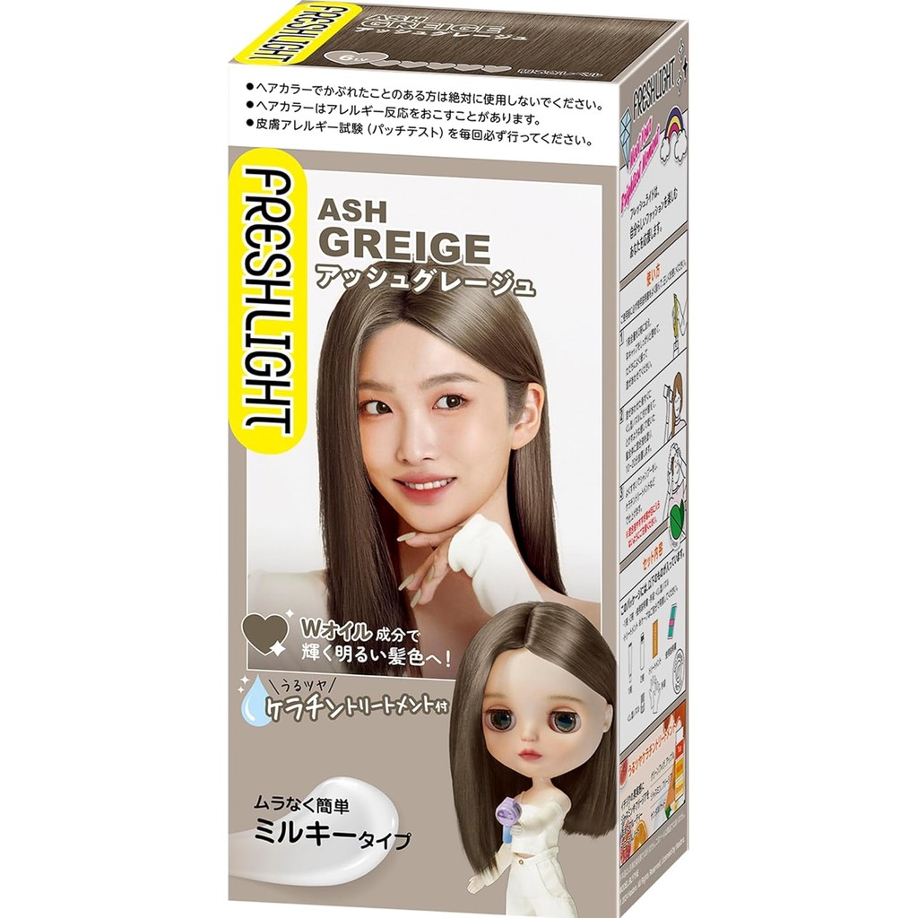 genuine product Haircolor [Quasi-drug] Fresh Light Milky Hair Color Ash ...