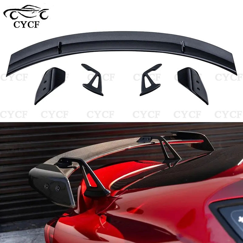 웃Supra GR Carbon Fiber AD Swan Neck Wing Toyota GR Supra MK5 MKVA90 A91 ...