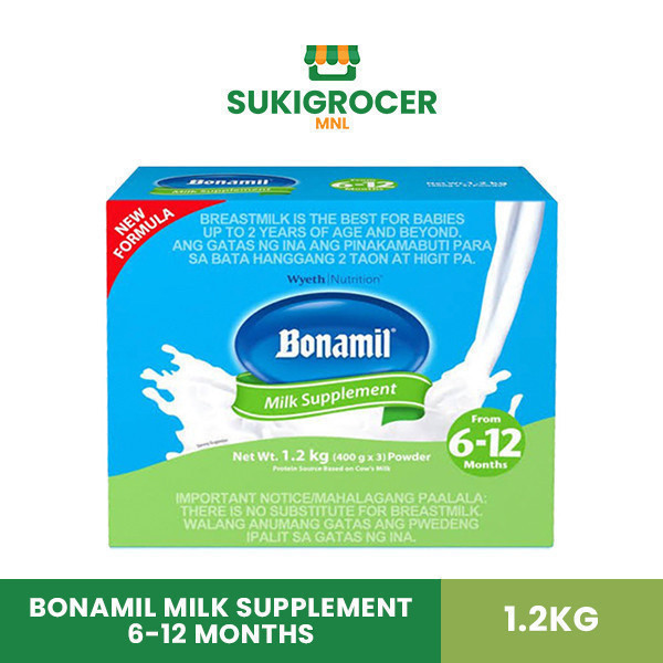 Bonamil Milk Supplement 6-12 months 1.2kg [Expiration: Aug 31, 2025 ...