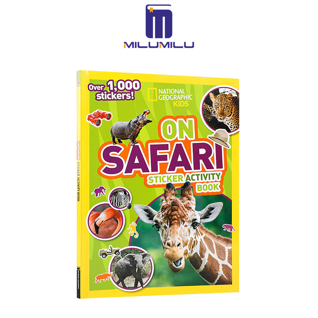 Milu Sticker Book National Geographic Kids On Safari Sticker Book ...