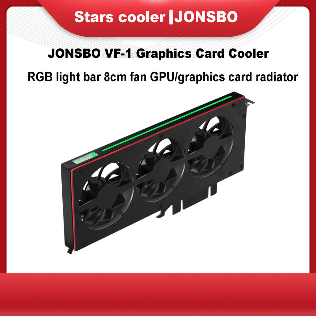 ★JONSBO VF-1 RGB lighting 8cm fan GPU cooler/graphics cooler dual-mode ...