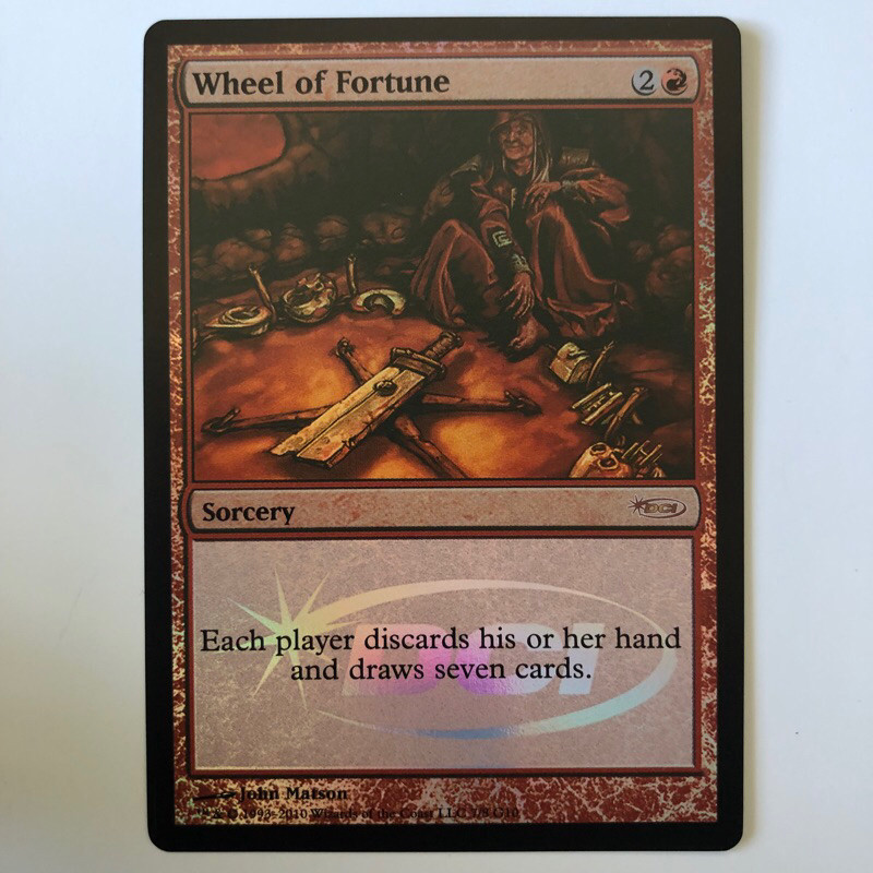 Playtest Card - Wheel of Fortune (Judge Promo) Foil | Shopee Philippines