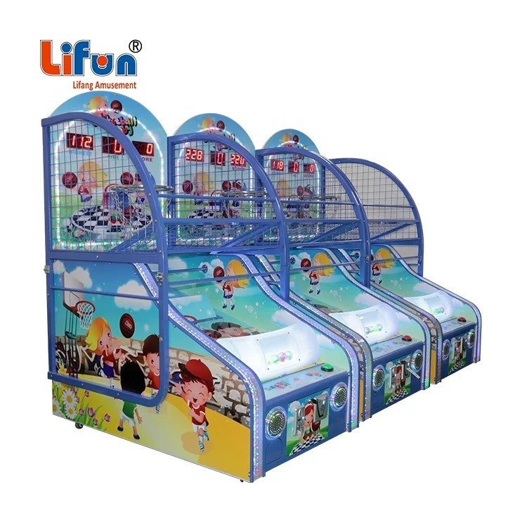 Kids Machine Coin Operated Mini Basketball Arcade Game Machine ...