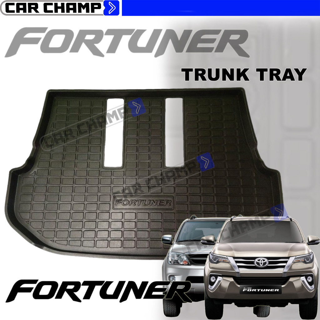 Toyota Fortuner 2005 to 2025 "FORTUNER LOGO" OEM Trunk Tray 4 VERSIONS ...