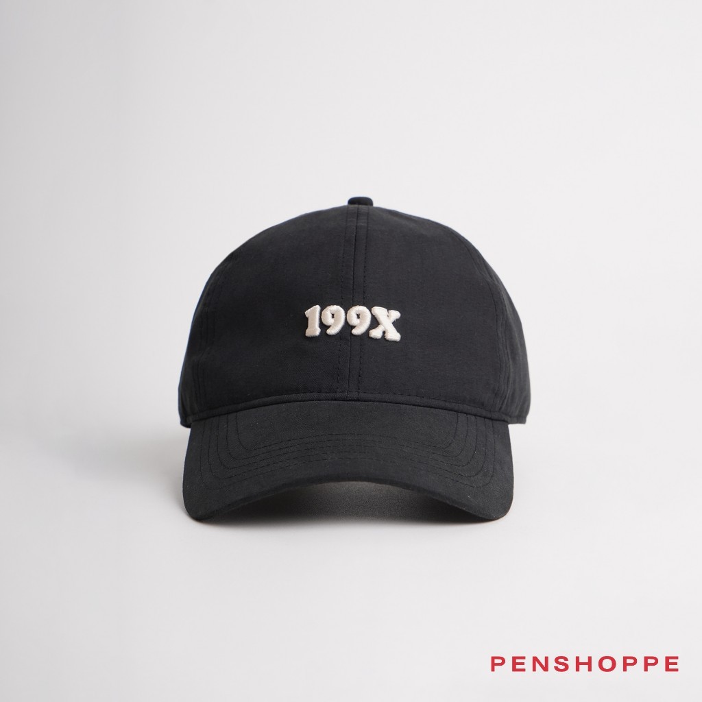 Penshoppe Classic Cap With Embossed Embroidery For Men (Black) | Shopee ...