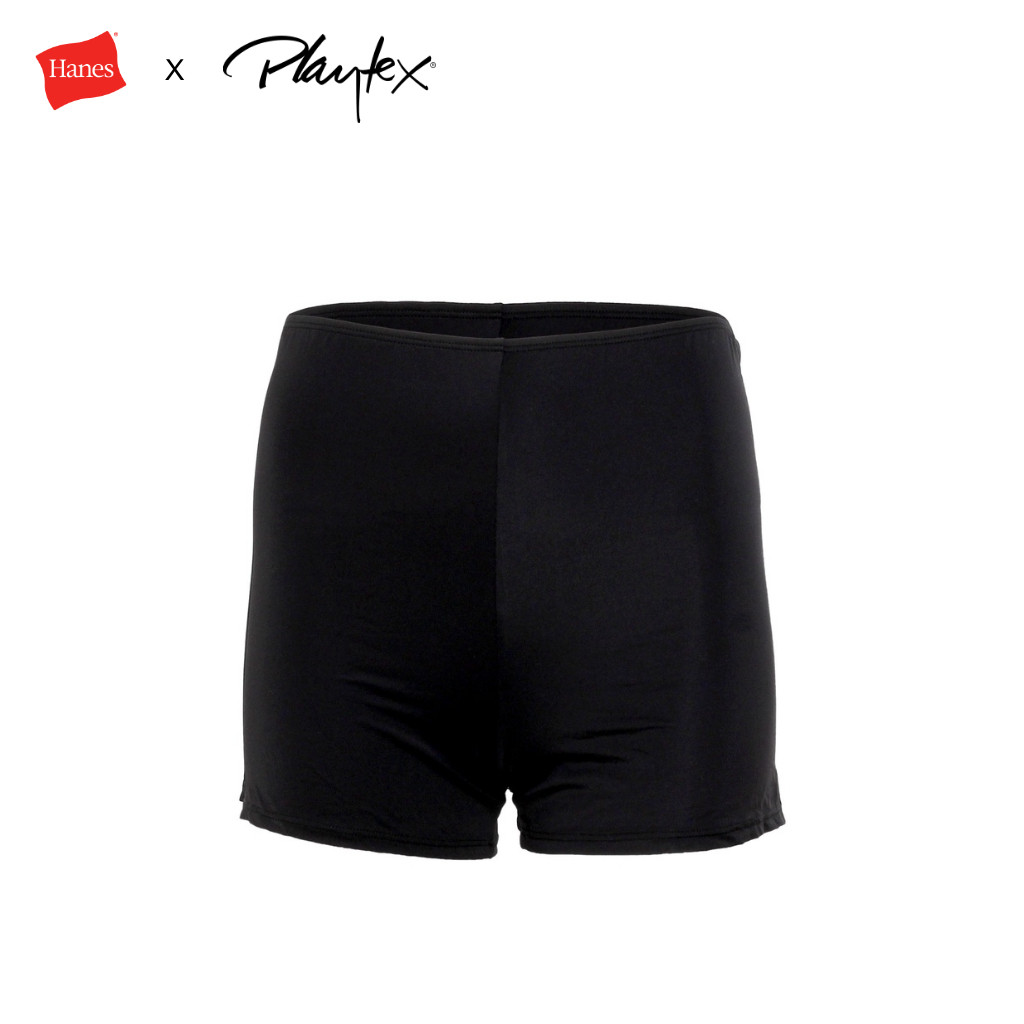 Playtex Black Microfiber Slip Shorts Shapewear Singles PTL4718 | Shopee ...