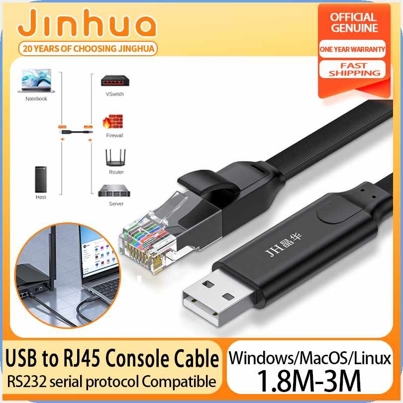 Jinhua>d.USB'XO~Console%iY_Cable:ac_USB/n^2.0/B^to/f^RJ45/y^with RS232 ...
