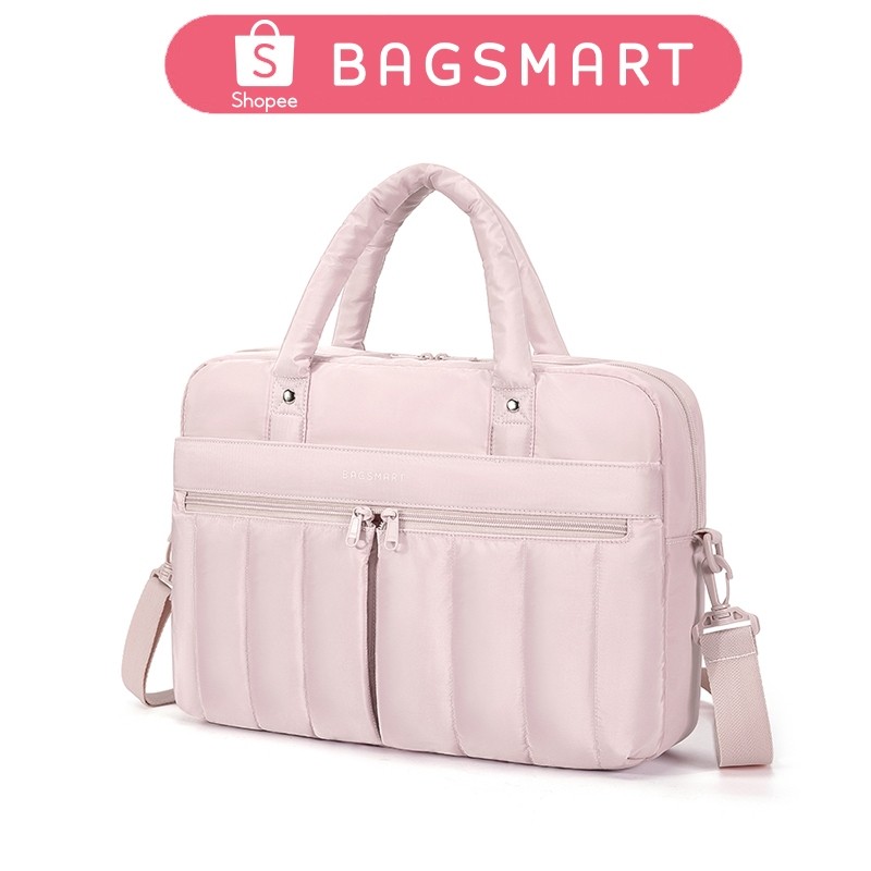 BAGSMART 15.6 inch Laptop Bag Waterproof Briefcase Computer Carrying ...