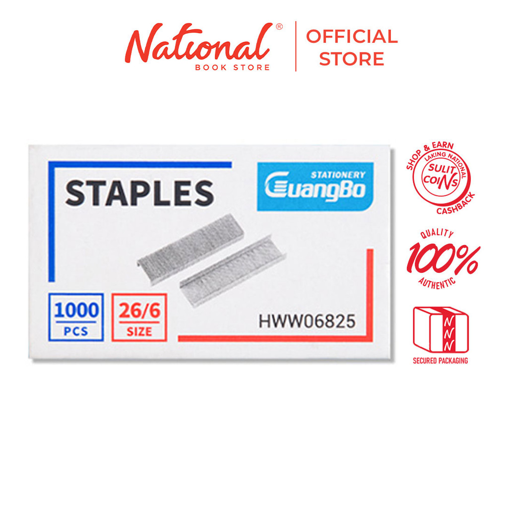 Guangbo Staple Wire No.26/6 HWW06825 1000s - School & Office Supplies ...