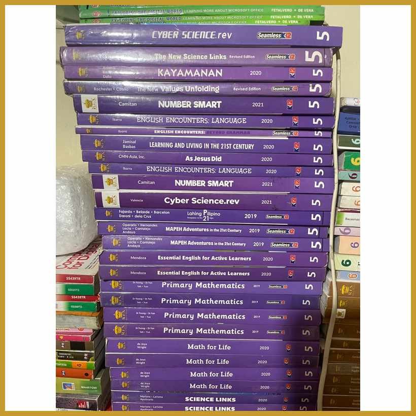 Grade/i*5,lC]k12>EC)books}dD)Math,Science,English,Ap,Mapeh,Filipino ...