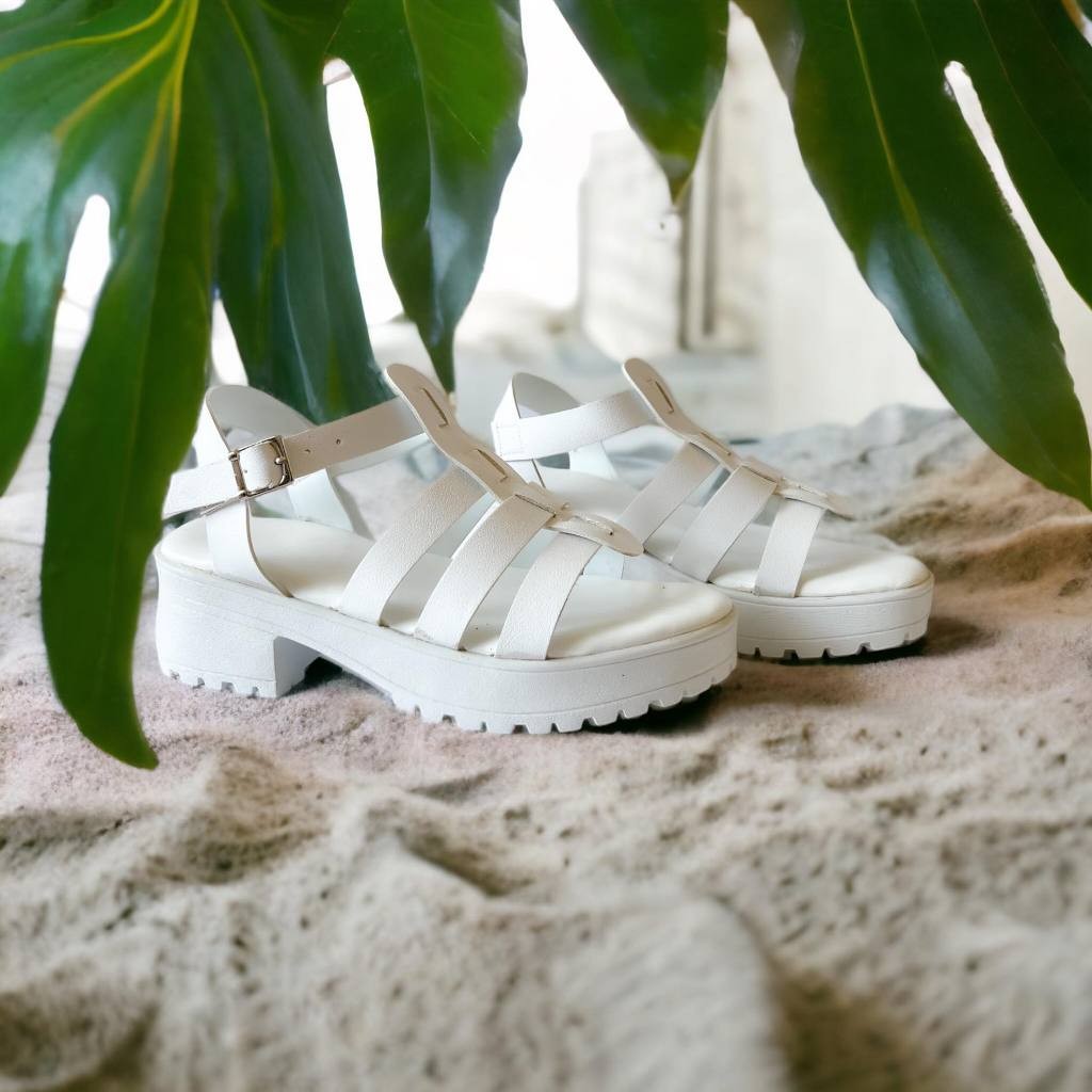 BERRY HELGA Chic Comfortable Boho Fashion Gladiator- Chunky 2 Inches ...