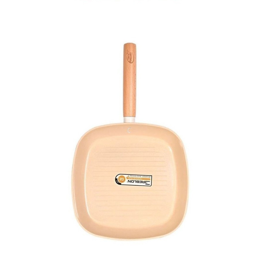 Chef's Gallery Zita Collection Grill Pan 24cm With Round Handle ...