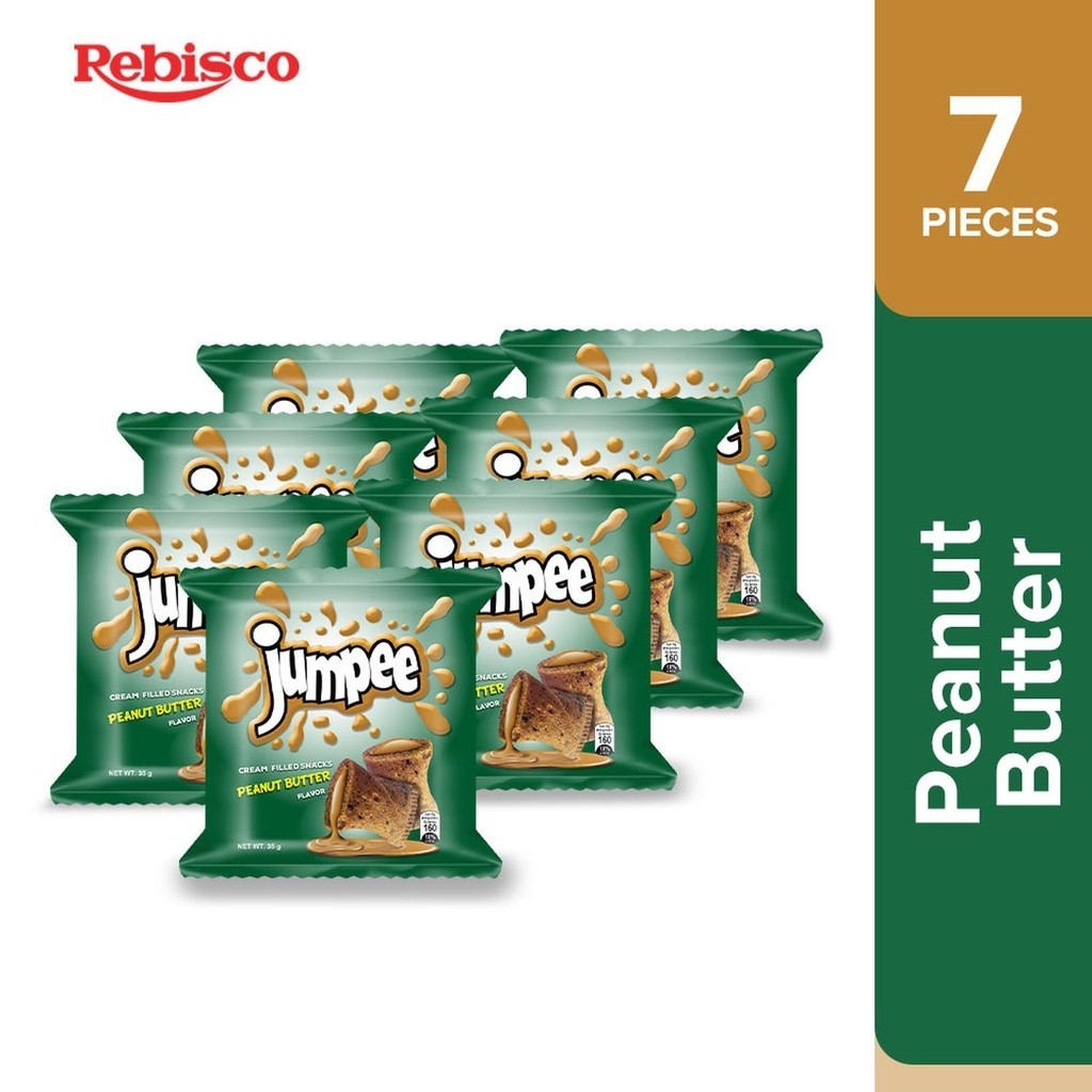 Jumpee Peanut Butter 35g x 1pc (Set of 7) | Shopee Philippines