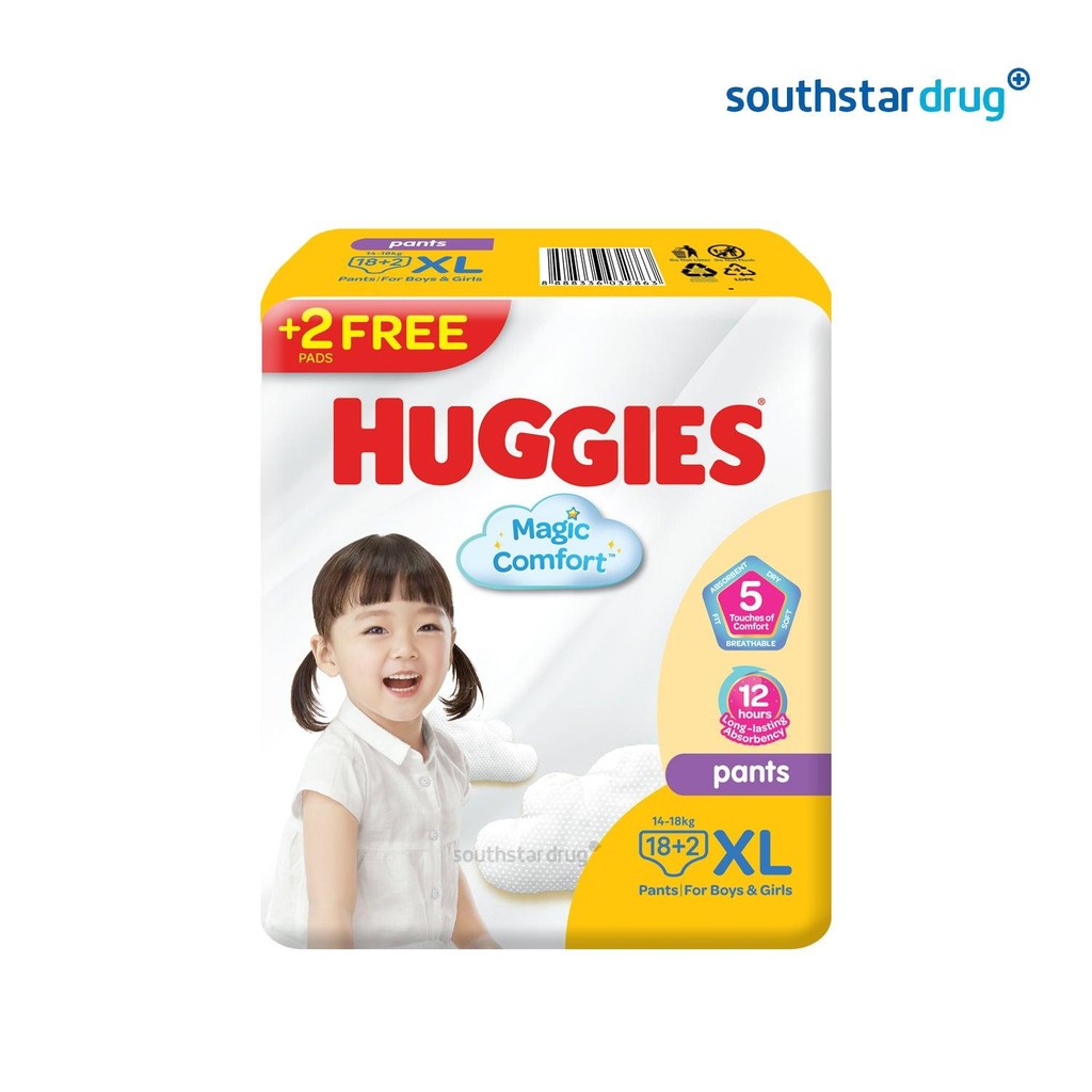 Huggies Magic Comfort Pants XL - 20s | Shopee Philippines