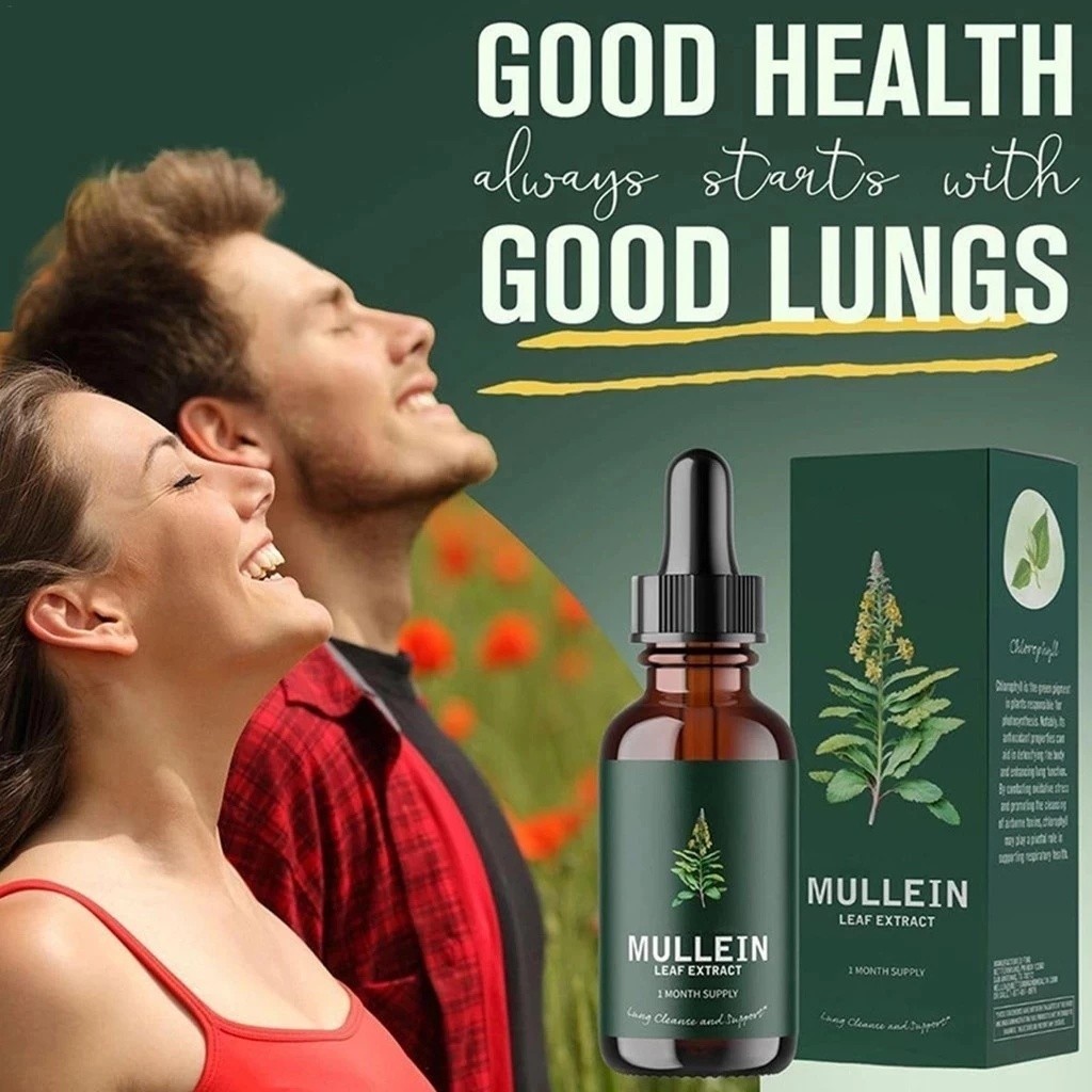 Mullein Leaf Extract Original Drops Support Nose Lung Cleanse ...