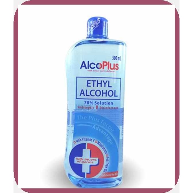 Alcoplus Blue=q@70%_Uj:Ethyl%eo:Alcohol%bh:(500mL) | Shopee Philippines