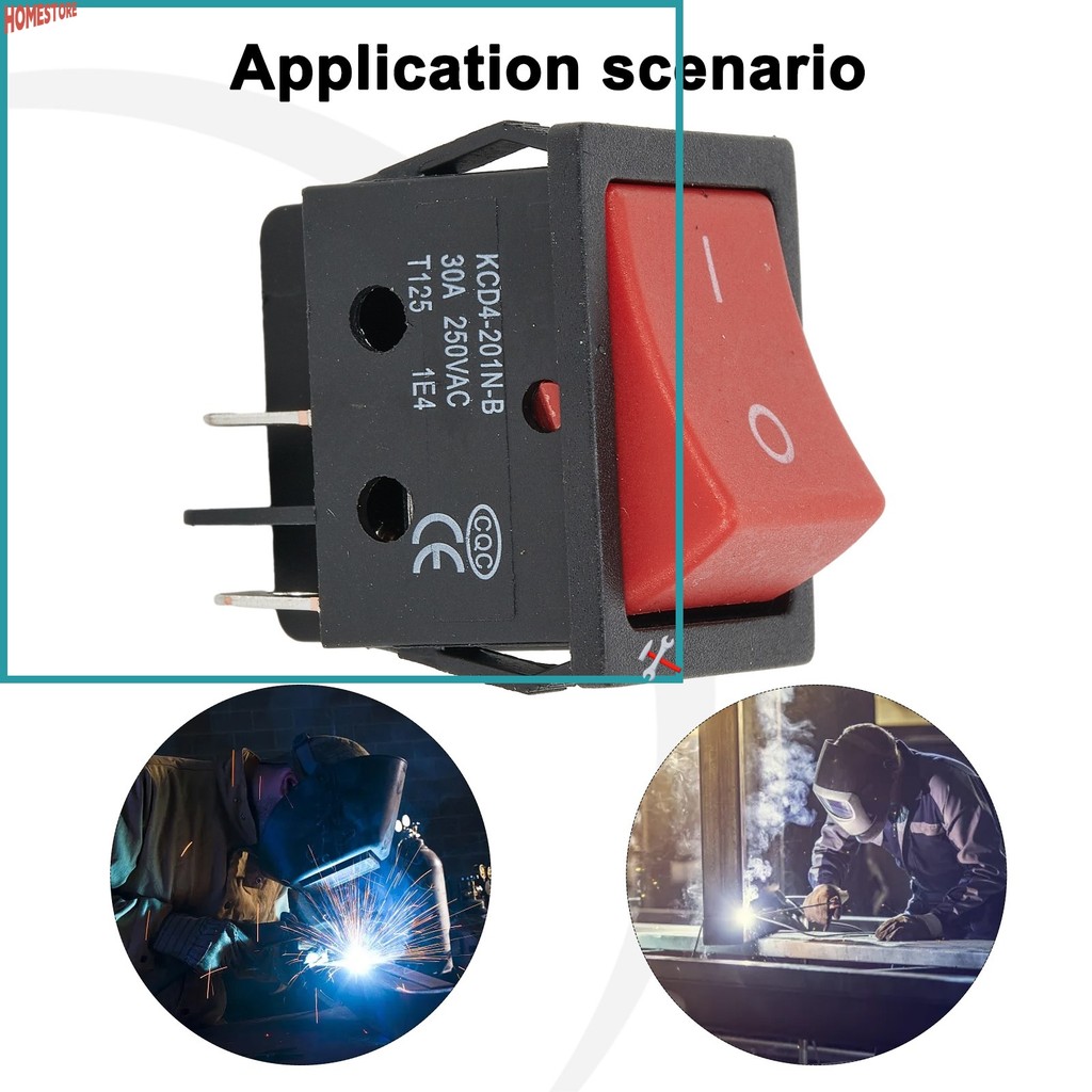 [HS] Welding Machine Power Switch 30A 250VAC Electric Heater Switch ...